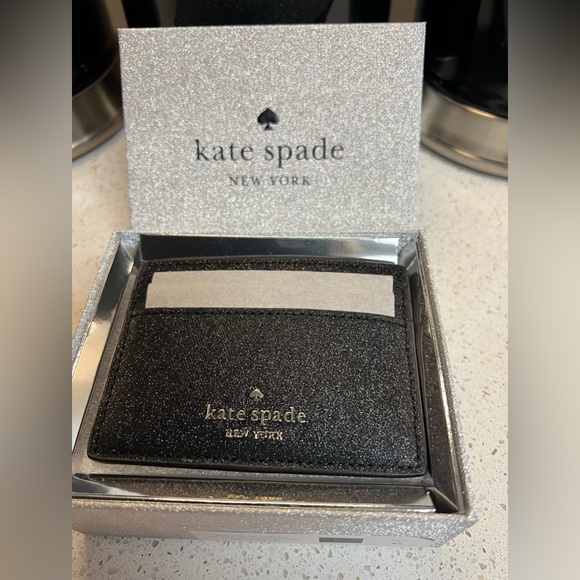 kate spade | Bags | New With Tags Box Kate Spade Glitter Card Portfolio ...